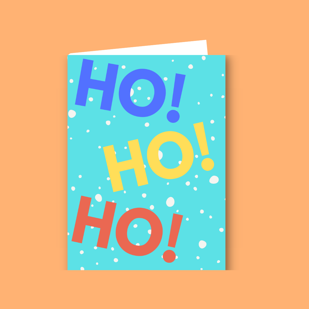 HO HO HO IRISH CARD – SOCK CO OP